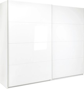 XXXLutz ŠATNÍ SKŘÍŇ S POSUVNÝMI DVEŘM, bílá, 250/210/62 cm P & B - Šatní skříně - 000885000906