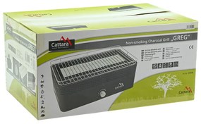 Přenosný gril na dřevěné uhlí Greg – Cattara