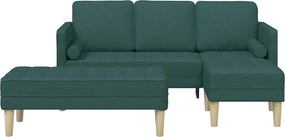 Set pohovek 2 ks Tmavě zelená Polyester 3329256