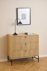 ACTONA Komoda ALBANY hnědá 80,6x40x80,4 cm