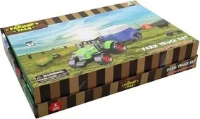MaDe 15364 Traktor s vlečkou, se světlem a zvukem, volná kola / 23,5 x