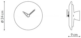 Designové nástěnné hodiny Nomon Bari S Sahara 24cm