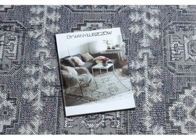 Dywany Luszczow Kusový koberec SISAL SION vzor rámu, ornament vintage 2832 modrý / růžový / ecru Rozměr koberce: 140 x 190 cm