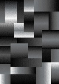 Vopi | Kusový koberec Miami 6560 black - 80 x 300 cm