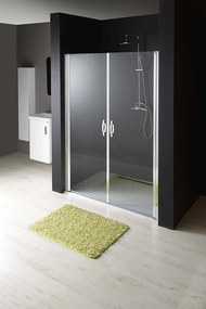 Gelco Sprchové dveře dvoudílné otočné - sklo čiré,   š. 120 cm, v. 190 cm GO2812 GO2812