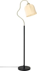 Bílá/černá látková stojací lampa (výška 150 cm) Bell – Ellos Home