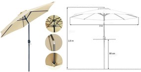 Naklápěcí, velký slunečník