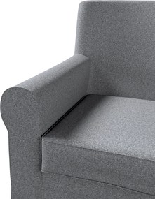 Potah na křeslo IKEA Ektorp Jennylund barva šedá látka pletený vzor