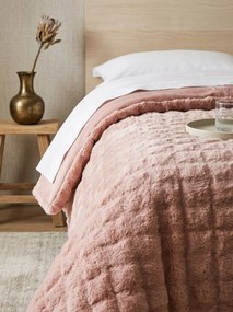 Sinsay - Přehoz na postel - pastelová růžová