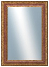 DANTIK - Zarámované zrcadlo - rozměr s rámem cca 50x70 cm z lišty HRAD červená (3006)