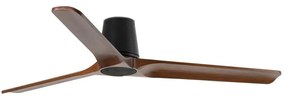 FARO Barcelona FARO 33839 - Stropní ventilátor HEYWOOD TUB L borovice/černá pr. 132 cm + DO 33839