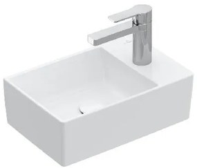 Villeroy & Boch Memento 2.0 - Umývátko 400x260 mm, bez přepadu, 1 otvor pro baterii, CeramicPlus, alpská bílá 432340R1