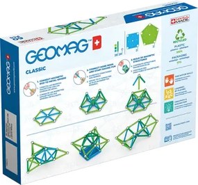 GEOMAG Classic / Magnetická stavebnice / 60 dílků / od 3 do 99 let