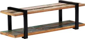 TV stolek 130 x 40 x 40 cm masivní recyklované dřevo 247884