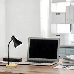 Rabalux FERB dřevo-černá / Stolní lampa / Patice E14 / max. 25 W / Výš