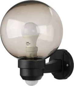Nástěnné svítidlo s čidlem Panlux PARK ZOK-S-20/C kouřová E27 60W