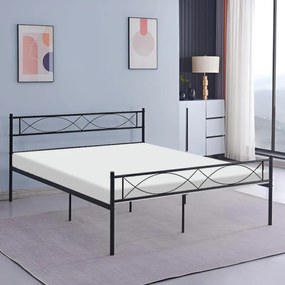 Kovová postel STELVIA 180x200 s roštem Kondela 0000407896