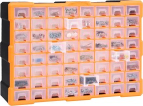 Organizér se 64 zásuvkami 52 x 16 x 37,5 cm 147579