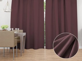 Biante Sametový závěs Velvet Premium SVP-019 Hnědofialový - šířka 135 cm 135x140 cm