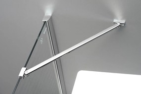Polysan FORTIS LINE sprchové dveře do niky 900mm, čiré sklo, pravé FL1490R