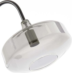 Kovová stojací lampa BLACK SOLNA