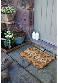 Rohožka z kokosového vlákna 40x60 cm Hello Floral – Artsy Doormats