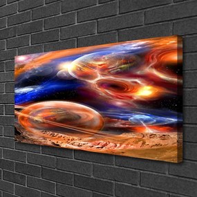 Obraz na plátně Abstrakce Vesmír 100x50 cm