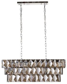 Designový lustr Gadiel 88 cm šedý
