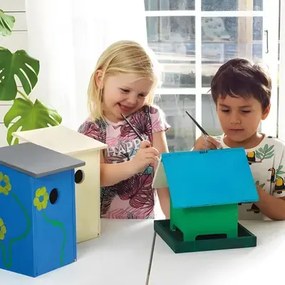 PLAYBOX Kreativní sada Ptačí budka / dřevěná stavebnice / překližka /