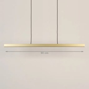 Závěsné designové LED svítidlo nad stůl Corciano Gold