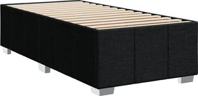Rám postele bez matrací černá 90x200 cm textil 3284806