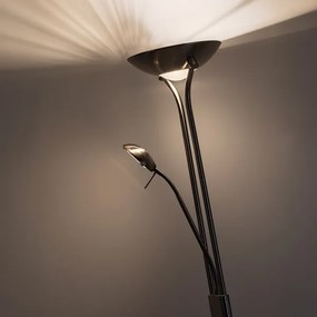 Brilagi - Stmívatelná stojací lampa SCARLETT 1xR7s/230W/230V+1xG9/40W mat. chrom