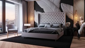 Materasso Luxusní čalouněná postel Bella boxspring ROZMĚR: 2x (80x200) cm - boxspring