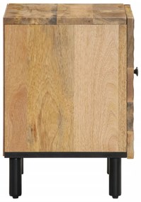 Noční stolek 40 x 33 x 46 cm masivní mangovníkové dřevo - Default Title