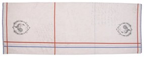 Béžový bavlněný běhoun s kohoutem Devine French Roster – 50x140 cm