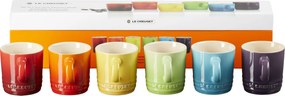 Hrnky na espresso Le Creuset Rainbow 100 ml barevné 6 ks