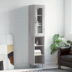 vidaXL Skříň highboard 34,5 x 34 x 180 cm kompozitní dřevo [3199399] Barva: Bílá