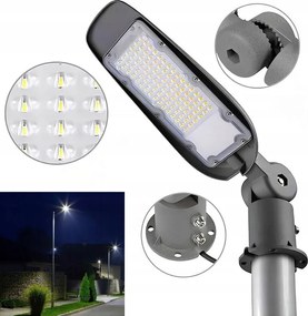 Pouliční Lampa 120x Led Na Sloup Stěnou Lampa Osvětlovač 1000W S Držákem