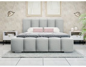 Čalouněná manželská postel Lisko, Rozměr postele: 160 x 200 cm, Barva potahu: Kronos 07