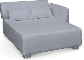 Potah na pohovku Mysinge dlouhý barva modrá látka pletený vzor