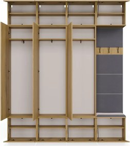 Předsíňová sestava AGA IV 3S1V dub artisan