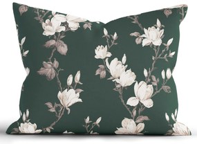 MK Lůžkoviny Bavlněný povlak na polštář Renforcé 70 x 90 cm - Johari tmavě zelené