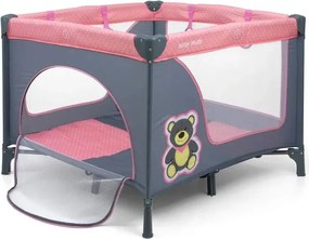 Dětská skládací ohrádka Milly Mally Fun Pink Bear