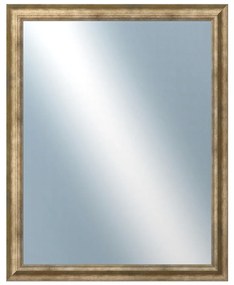 DANTIK - Zarámované zrcadlo - rozměr s rámem cca 40x50 cm z lišty TRITON bílý bronz (2140)