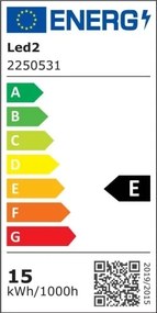 Zápustné LED svítidlo LED2 ZETA S bílé 10W 3000K 2250531
