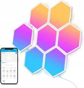 Led Osvětlení Govee H6061 Pro Hry Rgbic Hexagon Panely Smart Wifi 7PACK