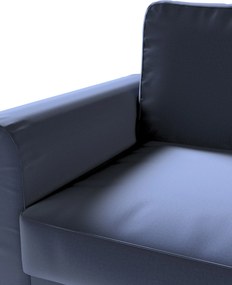 Potah na pohovku IKEA Backabro,  3-místná, rozkládací barva tmavě modrá látka sametová