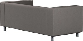 Potah na pohovku IKEA  Klippan 2-místná barva šedá látka pletený vzor