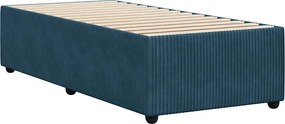 Rám postele modrý 90 x 200 cm samet 3284986