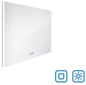 NIMCO ZP 11003VX - LED Koupelnové podsvícené zrcadlo 3000-6500K 70x80 cm IP44